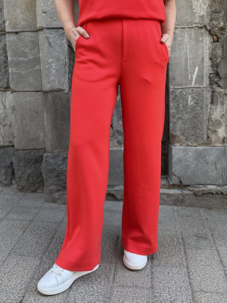 Gincette housut; poppy red - DOPP
